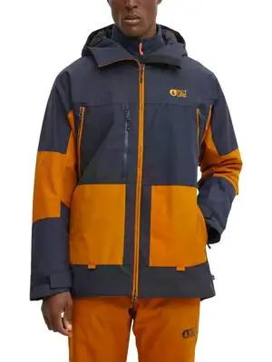 PICTURE ORGANIC CLOTHING Zip Hooded Ski Jacket - Blue