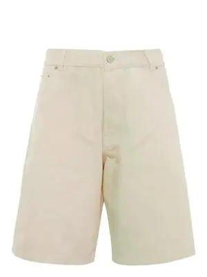 POP TRADING COMPANY Pop Trading Company Logo Patch Cotton Shorts