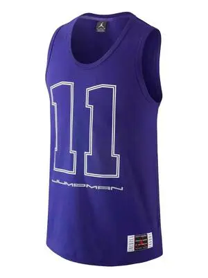 JORDAN Jordan Ajxi Graphic-Print Tank Top Blue