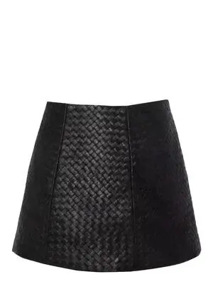 MANOKHI Kendra Mini Skirt - Black