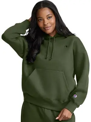 Champion Small "c" Freshman Powerblend Hoodie - Chive