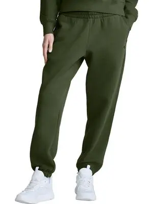 Champion Powerblend Oversized Sweatpants, C Logo - Chive