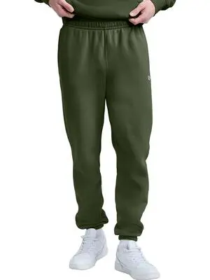 Champion Powerblend Sweatpants, Cinched Bottom, C Logo Chive