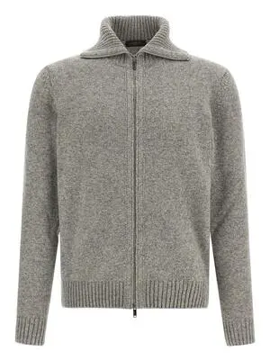 ZANONE Virgin Wool Cardigan - Gray