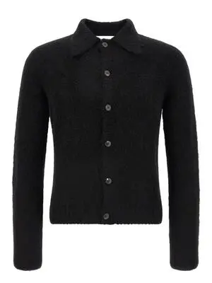 Dries Van Noten Mora" Alpaca & Wool Blend Cardigan - Black