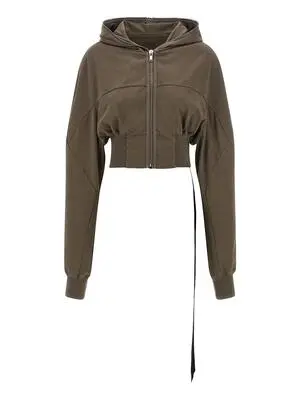 Rick Owens Collage Gimp' Hoodie - Gray