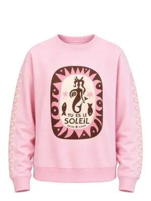 PALM COLLECTIVE Pink Soleil Sweater