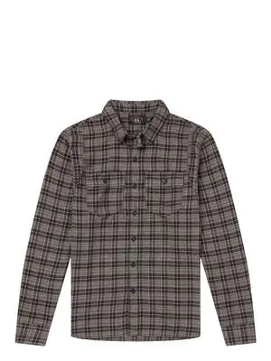 Ralph Lauren Eaton Checked Cotton-flannel Shirt - Gray