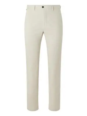 SLOWEAR Sloear Straight-leg Cotton-blend Twill Trousers - Neutrals
