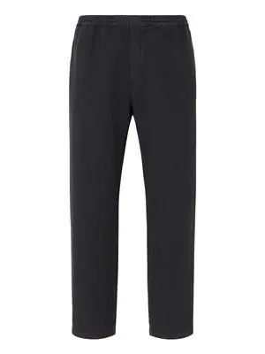 A KIND OF GUISE Banasa Tapered Cotton Drawstring Trousers - Black
