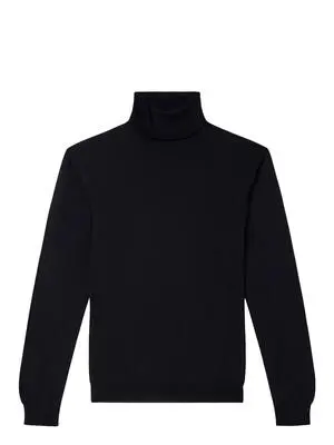 SLOWEAR Slowear Flexwool Rollneck Sweater Blue