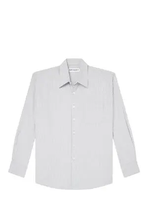 Our Legacy Above Striped Cotton-poplin Shirt - Blue