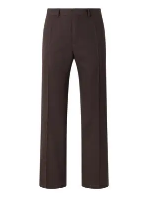 A KIND OF GUISE Wide-leg Virgin Wool Trousers - Brown