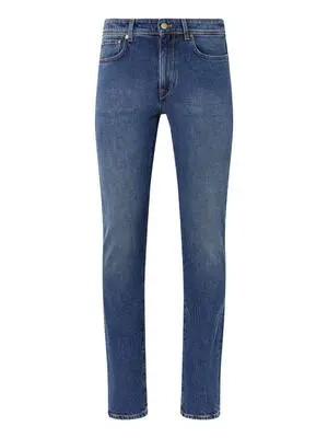 SLOWEAR Straight-leg Denim Jeans - Blue