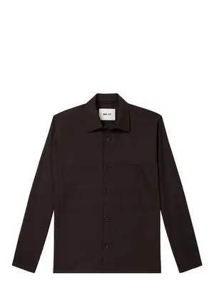 Nn07 Freddy 10037 Twill Shirt - Brown