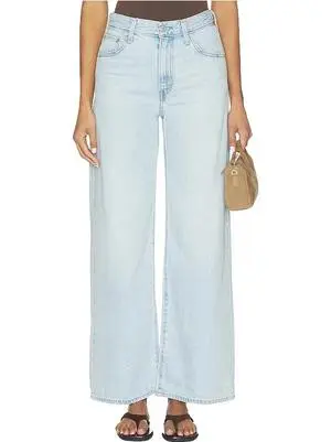 LEVI'S Cinch Wide Leg Jeans In Blue - Nightly Routine