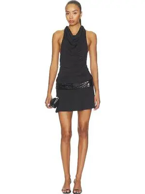 Superdown Penelopy Halter Mini Dress - Black
