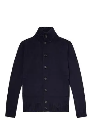 SLOWEAR Slowear Wool Cardigan Blue