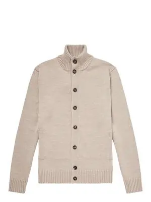 SLOWEAR Wool Cardigan - Beige
