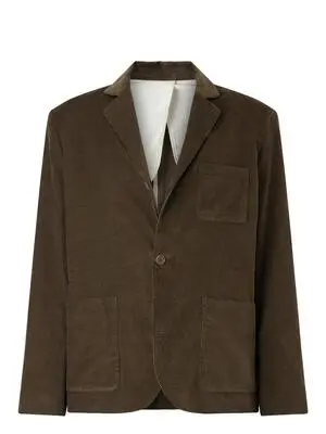 A KIND OF GUISE Deconstructed Atelier Cotton-corduroy Blazer - Brown