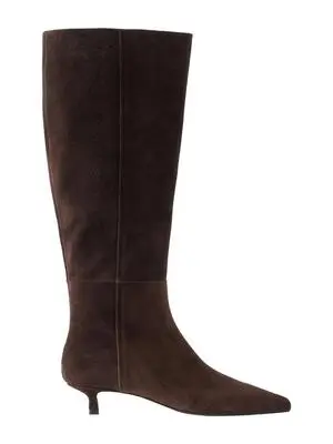 AeydĒ Sabrina 35 Suede Knee High Boots - Brown
