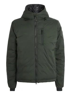 Canada Goose Lodge Hooded Down Jacket - Green