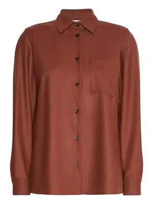 Max Mara Cashmere Blend Shirt - Red