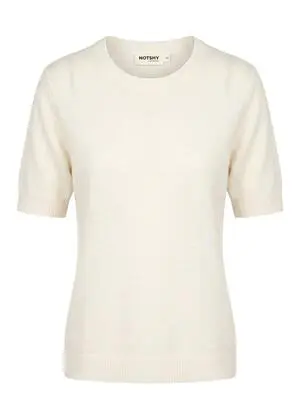 NOTSHY Short Sleeve Cashmere Sweater - No