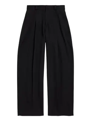 Balenciaga Relaxed Curve Pants - Black