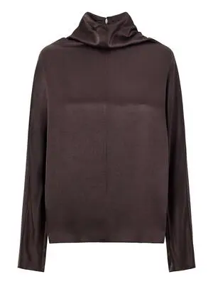Citizens Of Humanity Ilaria Satin Blouse - Brown