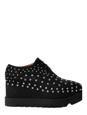 Stella McCartney Stella McCartney Elyse Studded Derby Shoes Black