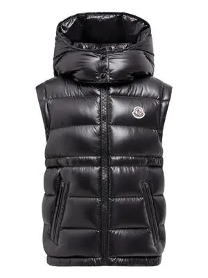 Moncler Ania Hooded Down Gilet - Black