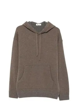 ROBERTO COLLINA Hooded Sweatshirt - Brown