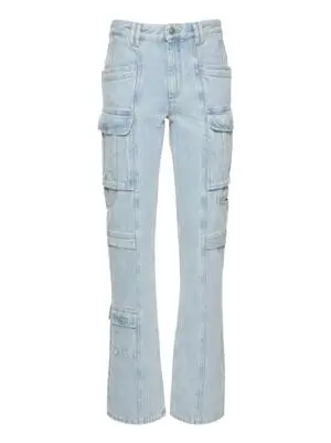 ISABEL MARANT ÉTOILE Isabel Marant High-Rise Straight Leg Cargo Pants