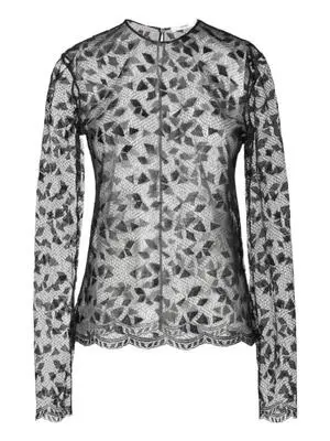 Fendi Cuneo Lace Top - Black