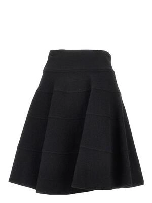 Emporio Armani Pleated Skirt - Black