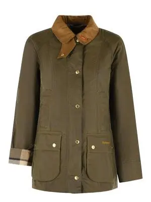 Barbour Beadnell Waxed-cotton Jacket Brown