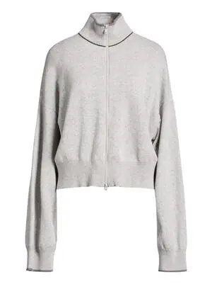 BRUNELLO CUCINELLI Brunello Cucinelli Highneck Zip-Up Sweater