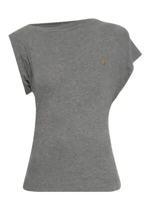 VIVIENNE WESTWOOD Asymmetrical T-shirt - Gray