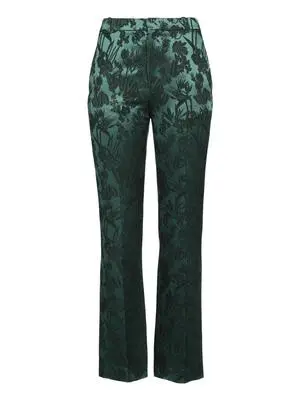 Chloé Straight-leg Floral Jacquard Trousers - No