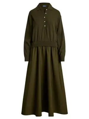Polo Ralph Lauren Long Sleeve Polo Dress - Green