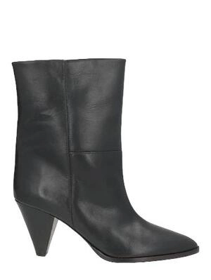 Isabel Marant Étoile Minimalist Pointedtoe Ankle Boots - Black