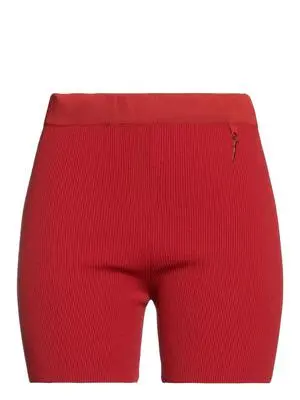 Jacquemus Ribbed Knit Shorts - Red