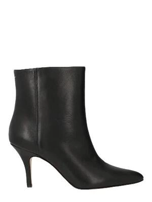 MAISON MARGIELA Leather Pointed Toe Ankle Boots - Black