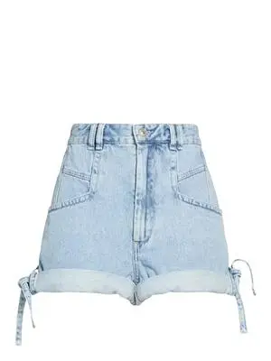 Isabel Marant Étoile Light Wash Denim Shorts - Blue