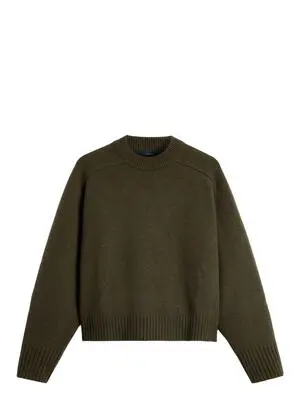 Soeur Ribbed Knit Crew Neck Pullover Sweater - No