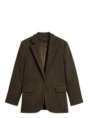 Soeur Herringbone-weave Single-breasted Jacket - No