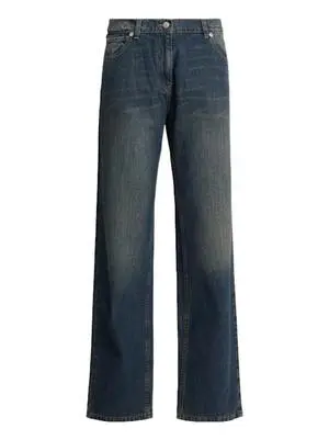Magda Butrym Magda Butrym High-Waisted Wide-Leg Jeans Black