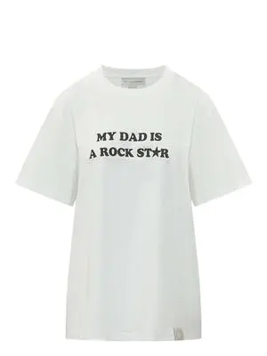 Stella McCartney My Dad Is A Rock Star" Short Sleeve T-shirt - No