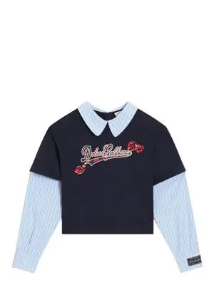 DOLCE & GABBANA Dolce & Gabbana Jersey T-Shirt With Logo Detail